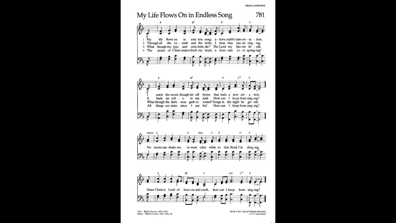 My Life Flows on in Endless Song - organ - YouTube