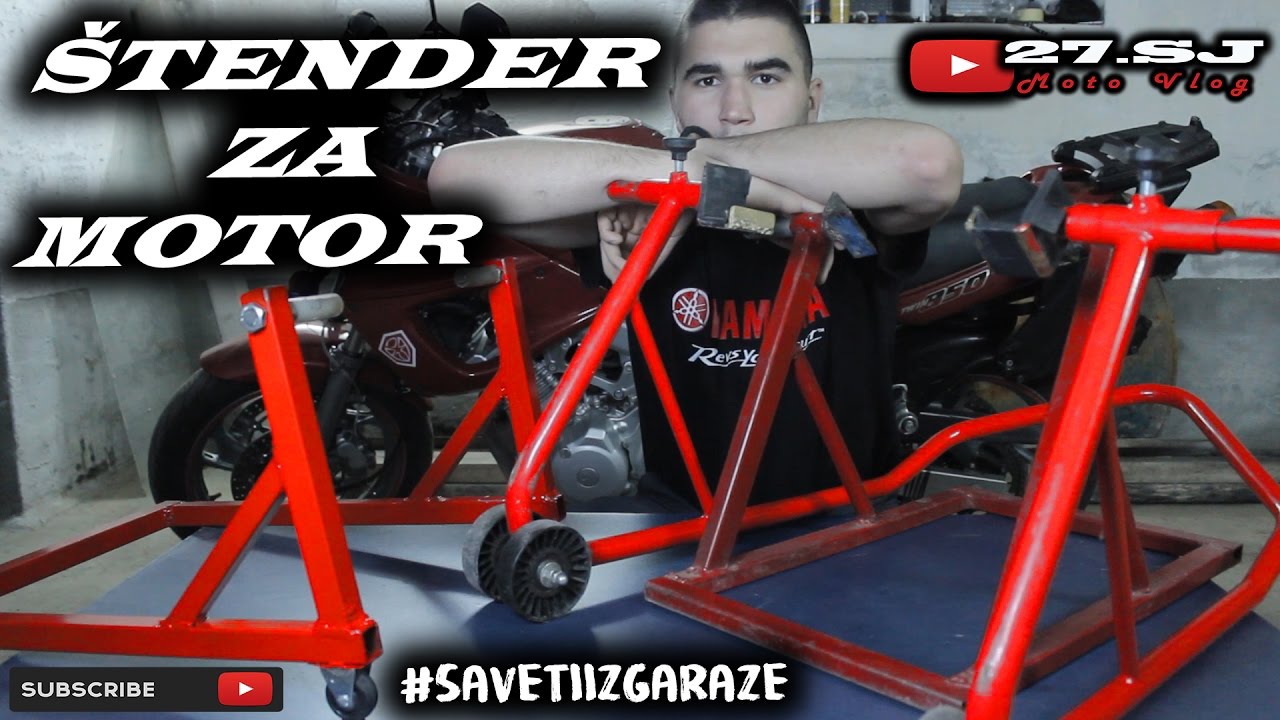 ŠTENDER ZA MOTOR | #28 27.sj MotoVlog - YouTube