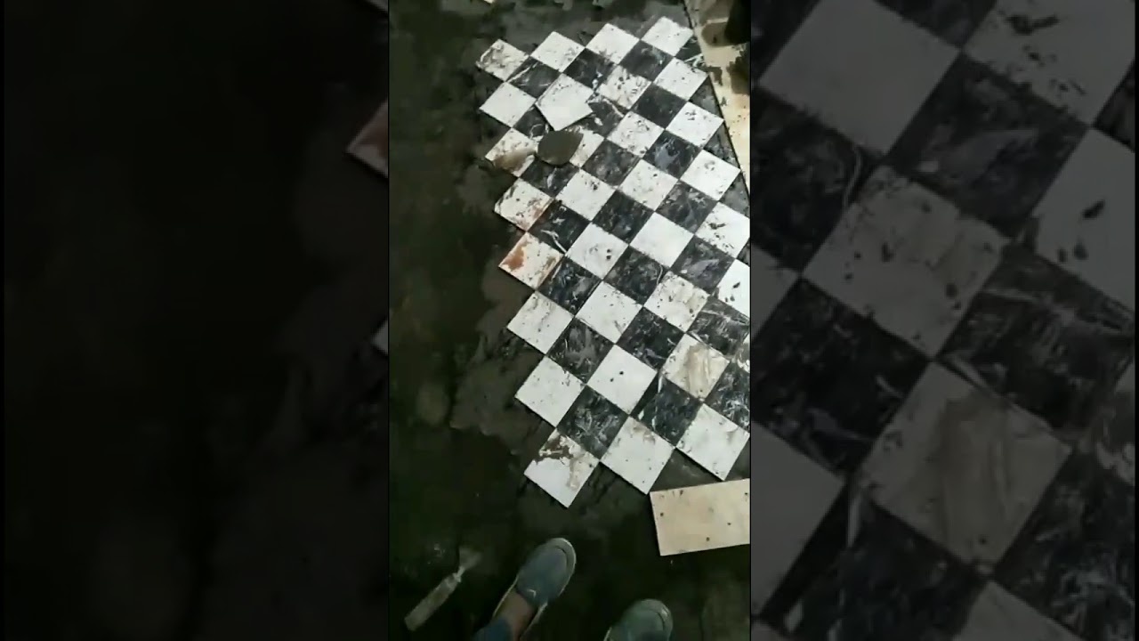 indian marble floring design patang chal new design - YouTube