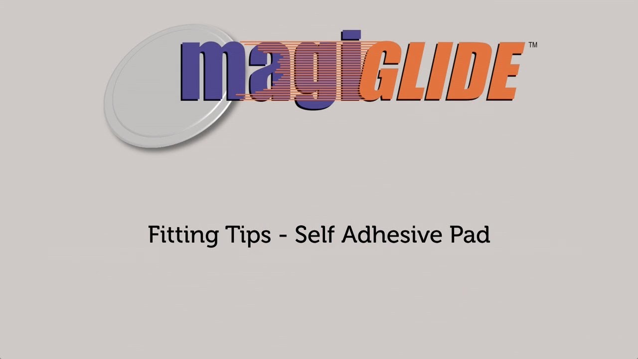 MagiGLIDE Fitting Video - Self Adhesive Pad - YouTube