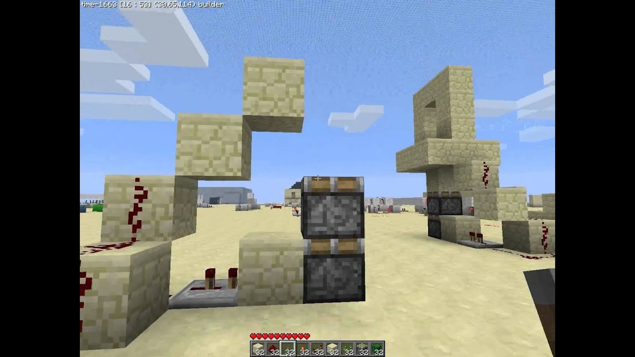 Minecraft Simplest Vertical Piston Door 1.7 - YouTube