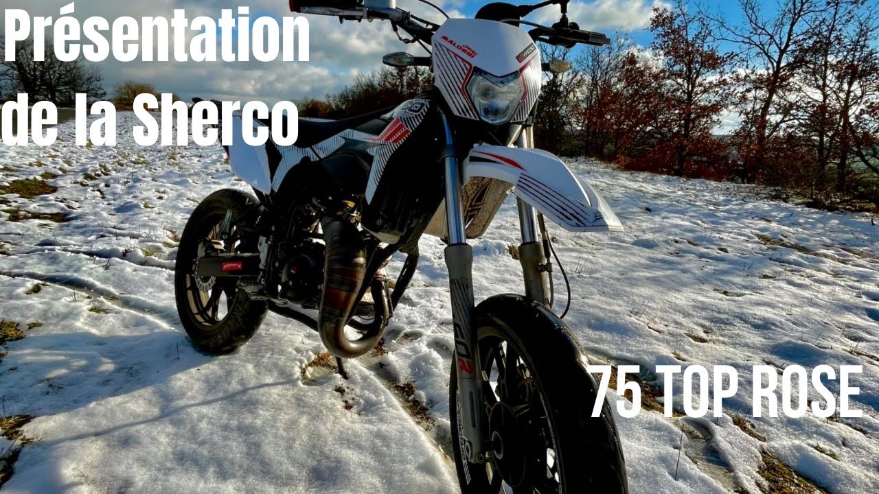 PRÉSENTATION DE MA SHERCO EN 75 TOP ROSE ! - YouTube