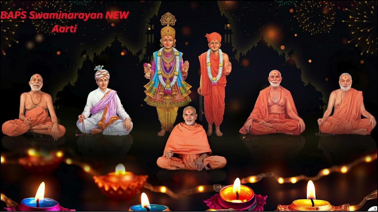 BAPS NEW Aarti Evening 2023 || BAPS Swaminarayan Aarti - YouTube