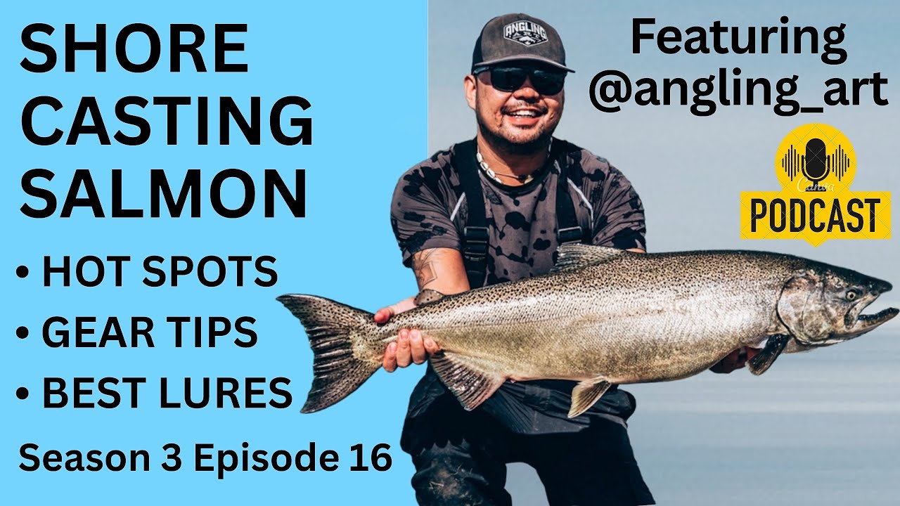 Shore Casting for Ontario Salmon - YouTube