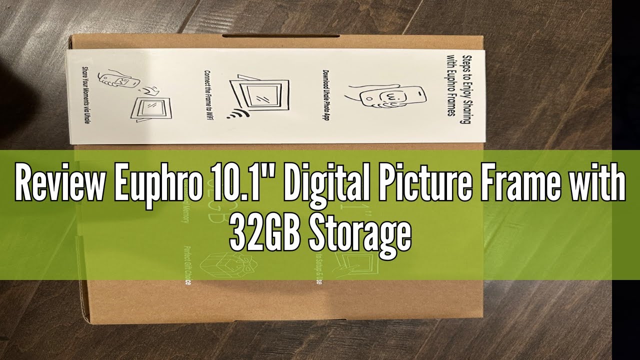 Review Euphro 10.1'' Digital Picture Frame with 32GB Storage, Digital ...