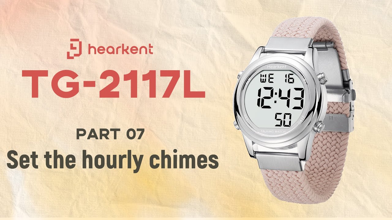 hearkent Tutorial for 2117L Digital Talking Watch Series: Set the ...