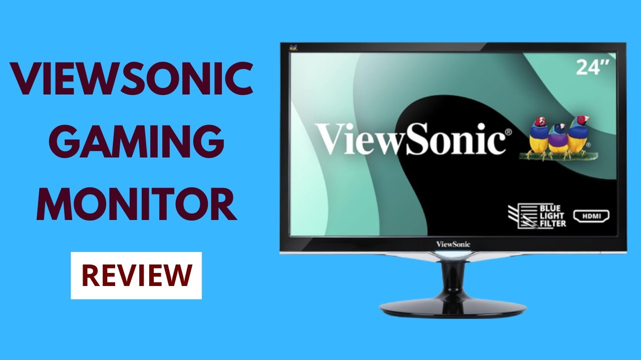 ViewSonic VX2452MH 24 Inch 2ms 60Hz 1080p Gaming Monitor Review - YouTube