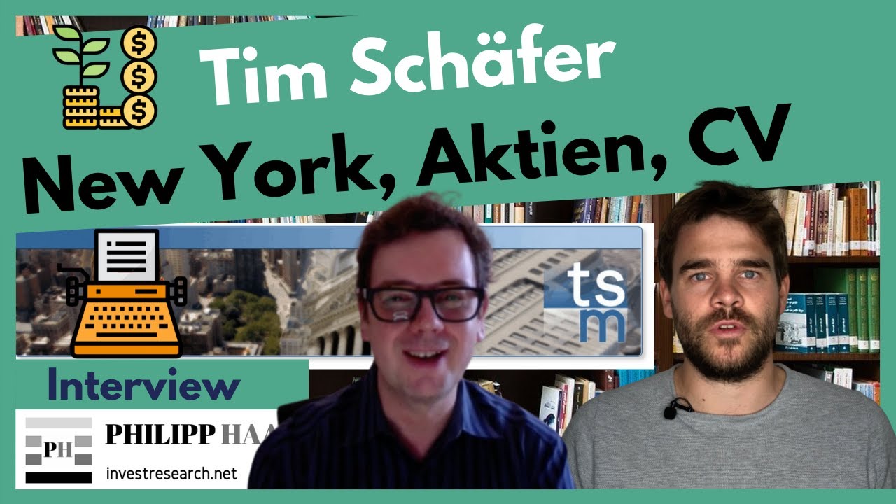 Tim Schäfer: Lebenslauf, Tipps, Aktienkäufe des deutschen ...