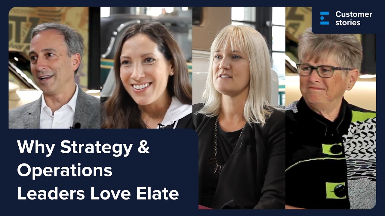 Why Strategy and Operations Leaders Love Elate - YouTube