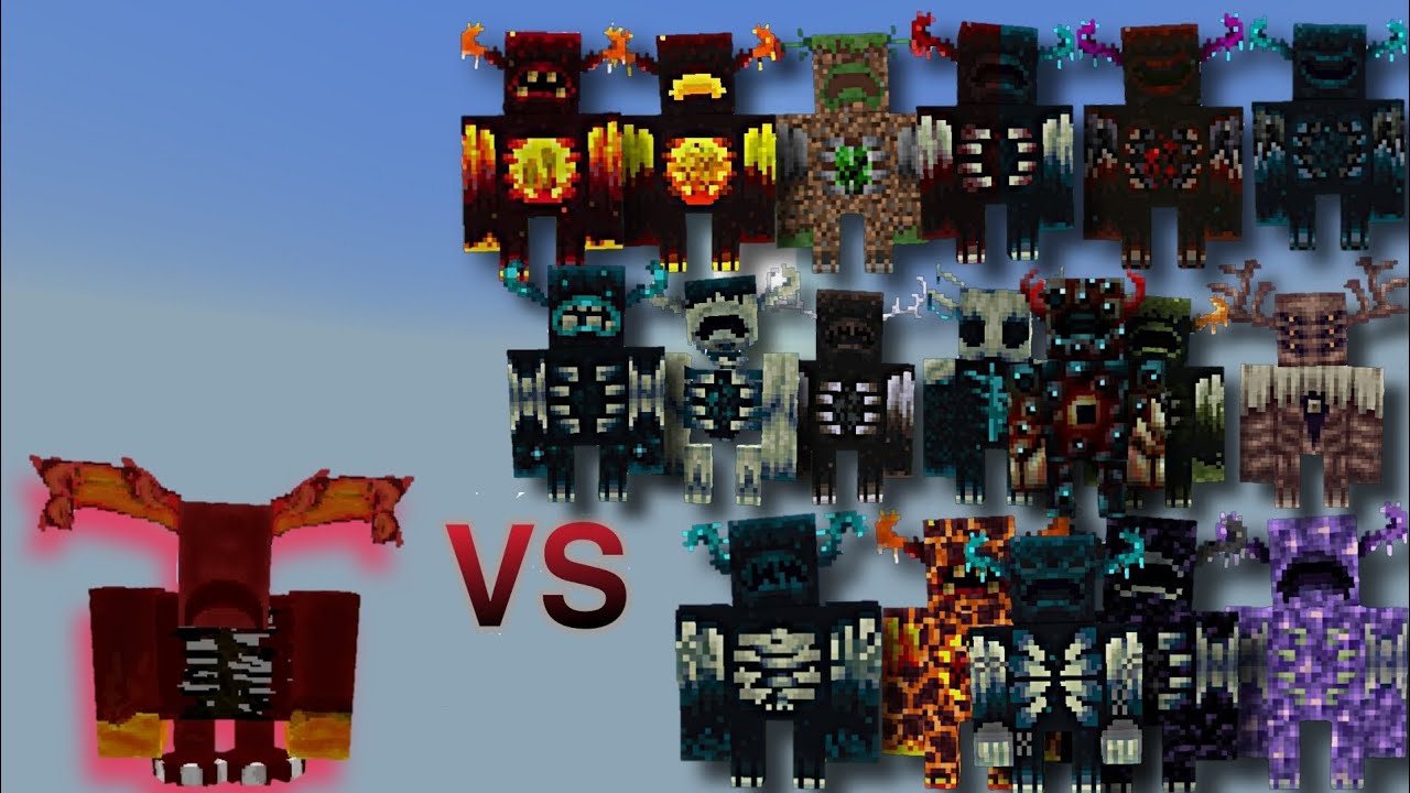 Nether Warden vs Warden Plus (Anniversary Edition) | Minecraft Bedrock ...