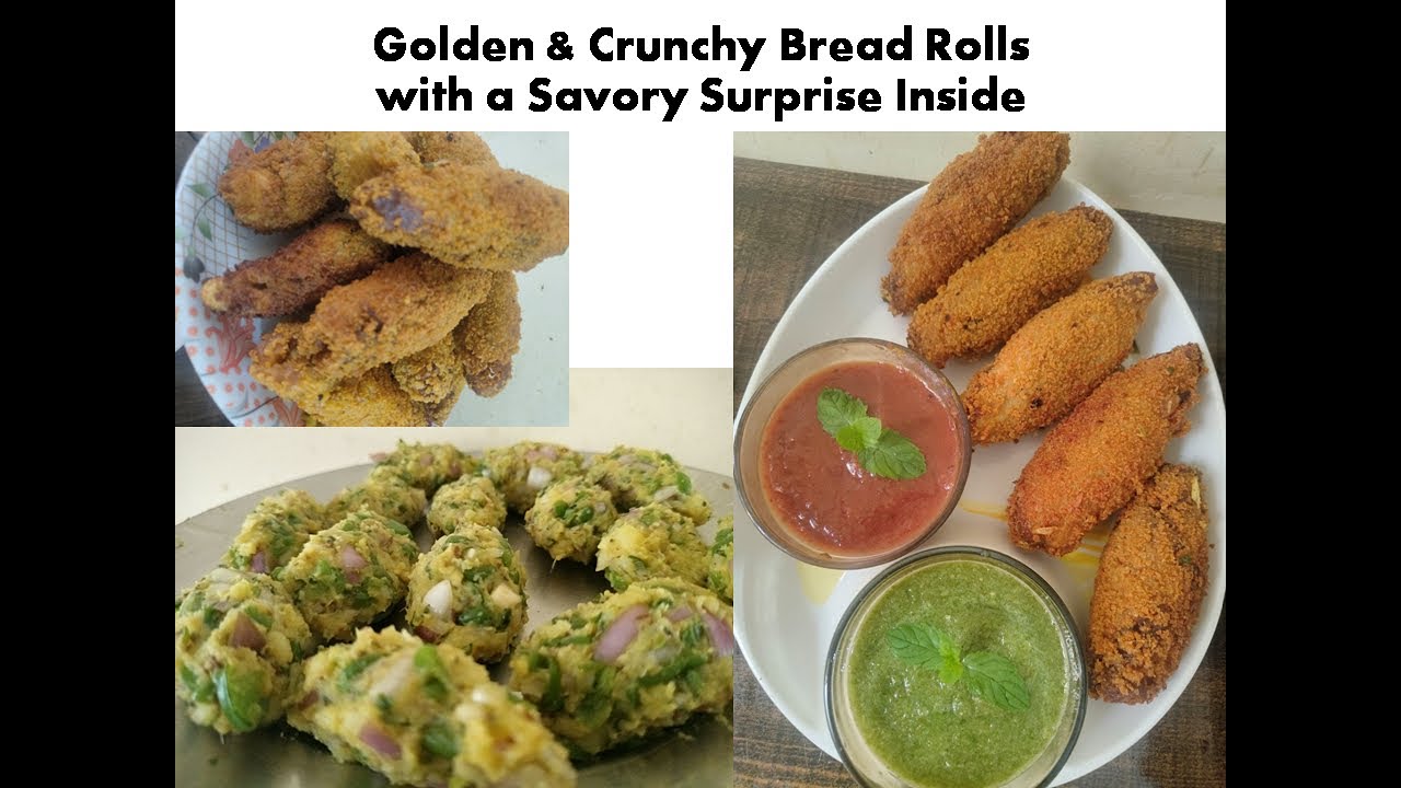 Golden & Crunchy Bread Rolls with a Savory Surprise Inside - YouTube