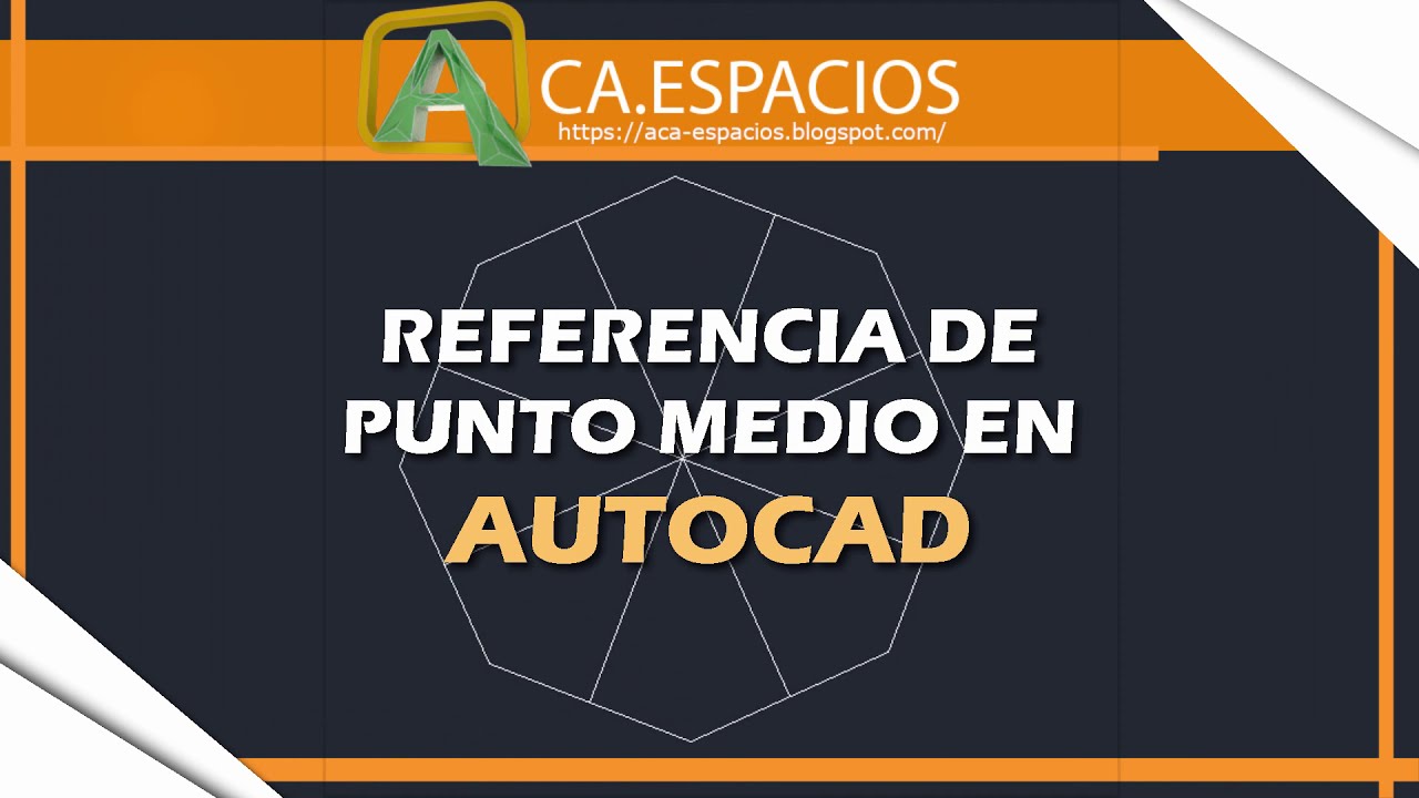 COMO UTILIZAR LAS REFERENCIAS EN AUTOCAD DE PUNTO MEDIO OBJECT SNAP como-utilizar-las-referencias-en-autocad-de-punto-medio-object-snap