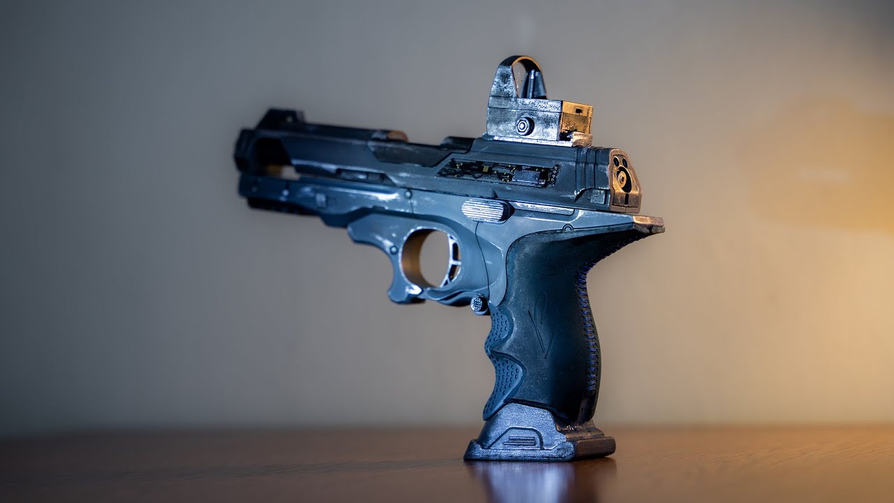 Making a #prop #gun for a #Sci-fi #short #film #asmr #diy #nerf # ...