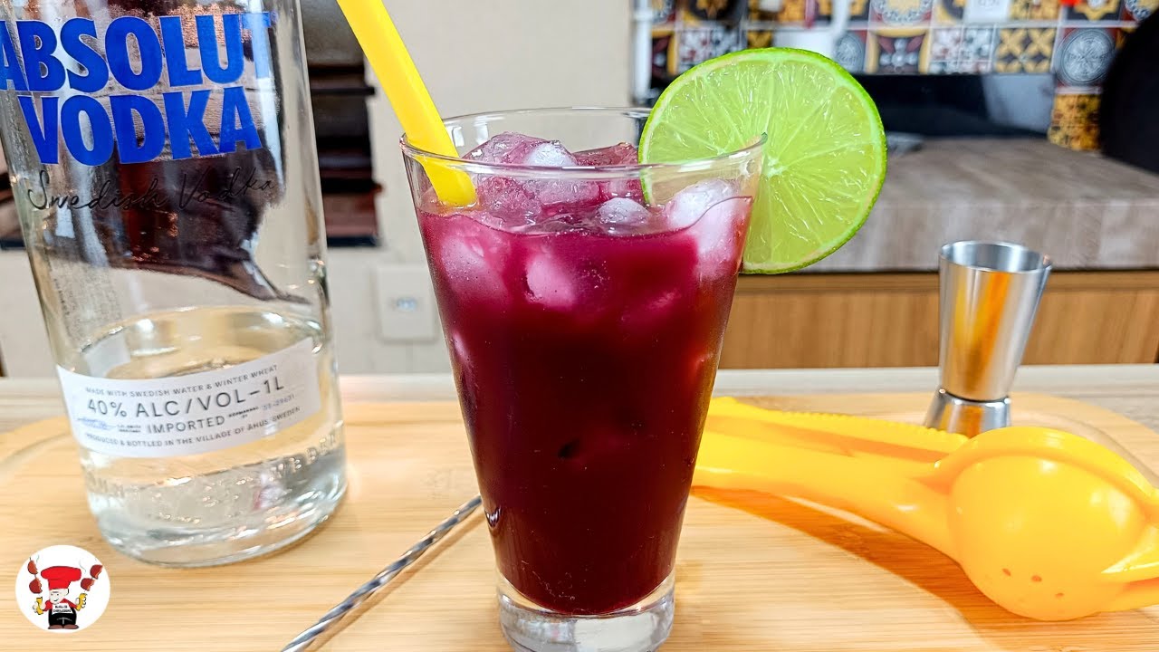 Como Fazer Batida de Açaí Vodka e Limão Perfeito - YouTube