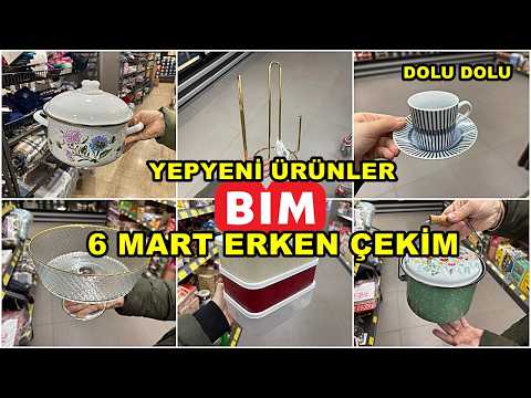 BİME GELDİ HEMEN ALDIK💃BİM 6 MART 2026 CUMA💃/GERÇEK İLK VE TEK ERKEN ÇEKİM❗️/YEPYENİ ÜRÜNLER/