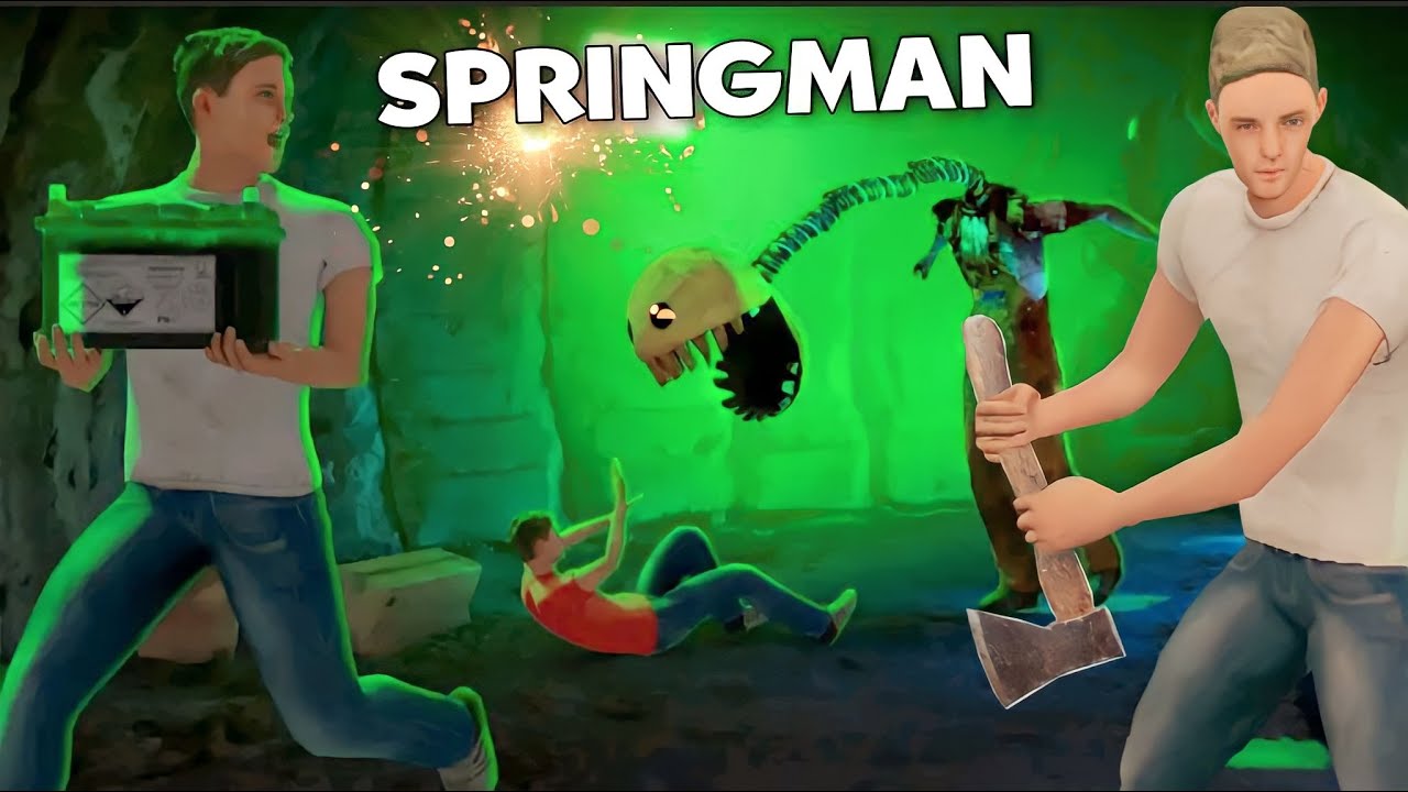 SPRINGMAN Online Horror Action Full gameplay - YouTube