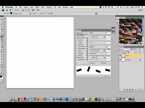 stitch brush in photoshop - YouTube