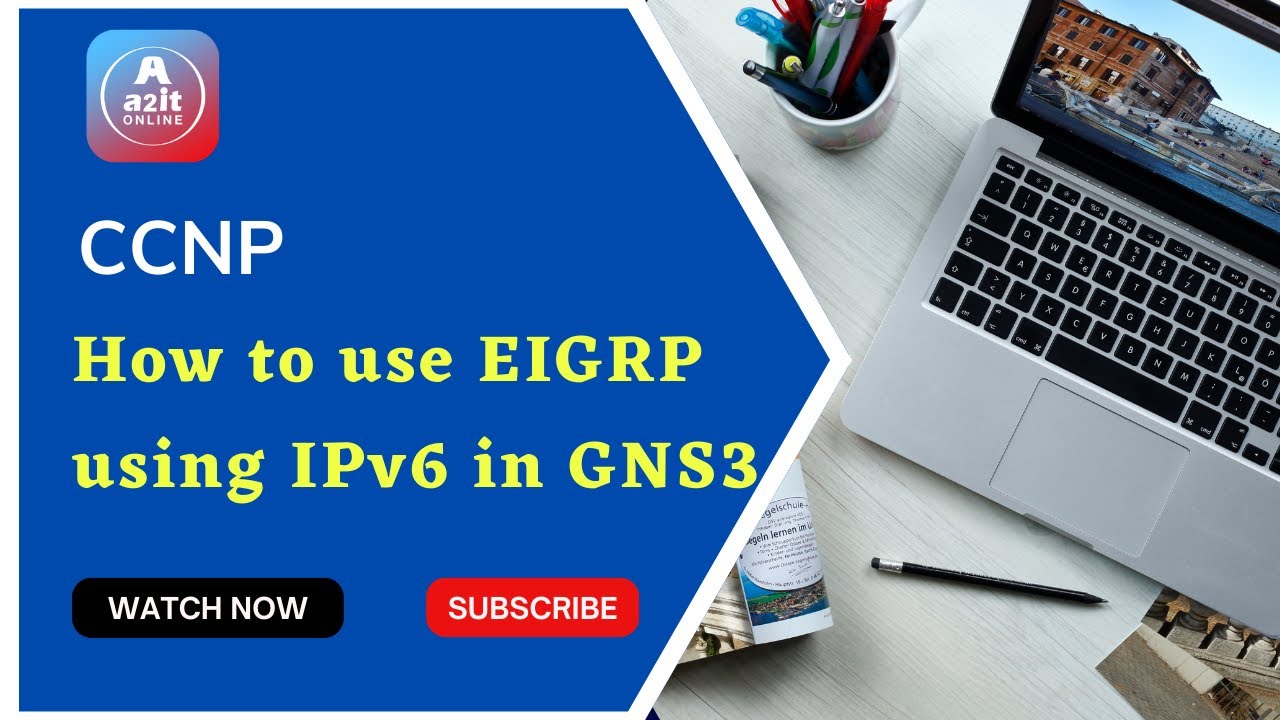 How To Use Eigrp Using Ipv6 In Gns3 Eigrpv6 Configuration Youtube