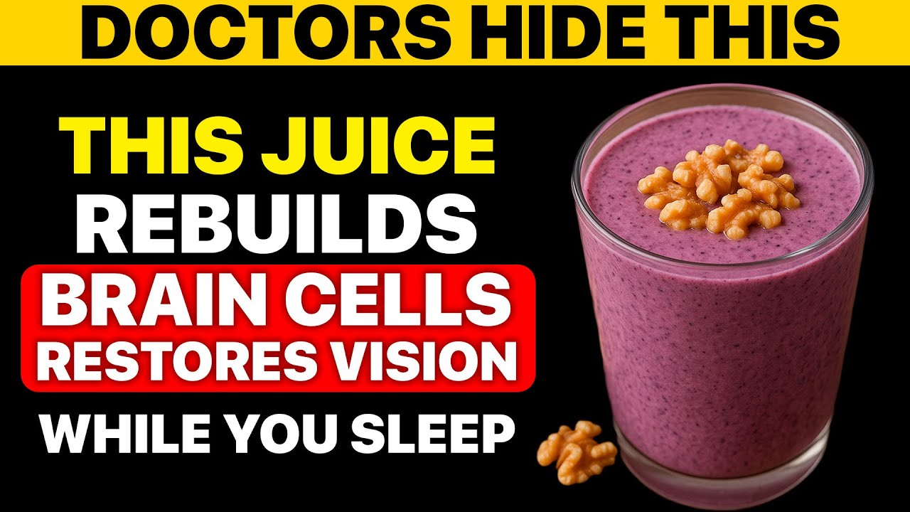 5 Night Drinks That REBUILD Brain Cells and RESTORE YOUR VISION While ...