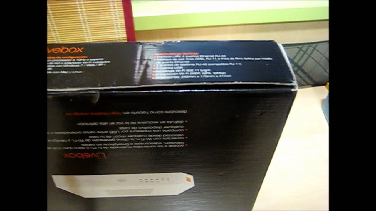 Orange Livebox Router - Unboxing - YouTube