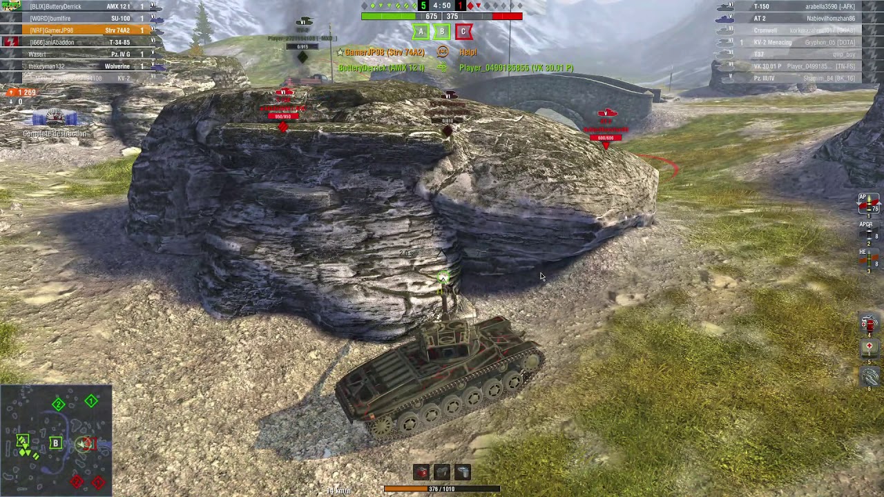 WoTB Replay #27 - Strv 74A2 Gameplay - YouTube