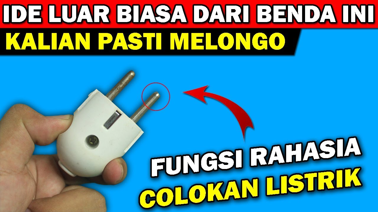 BELUM ADA YANG TAU !!! Ide kreatif tersembunyi dari colokan listrik ...