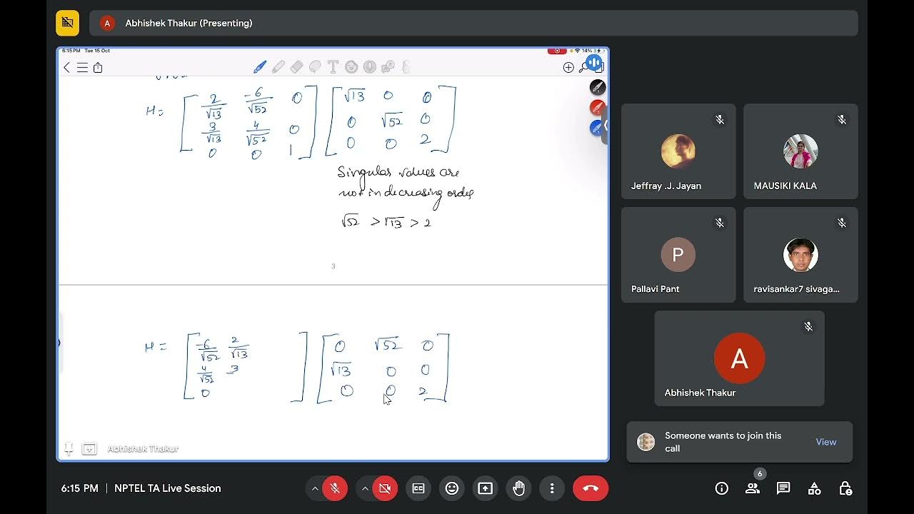 Principles of Modern CDMA/ MIMO/ OFDM Wireless Communications | NPTEL Tutorial session | Week-8 ...