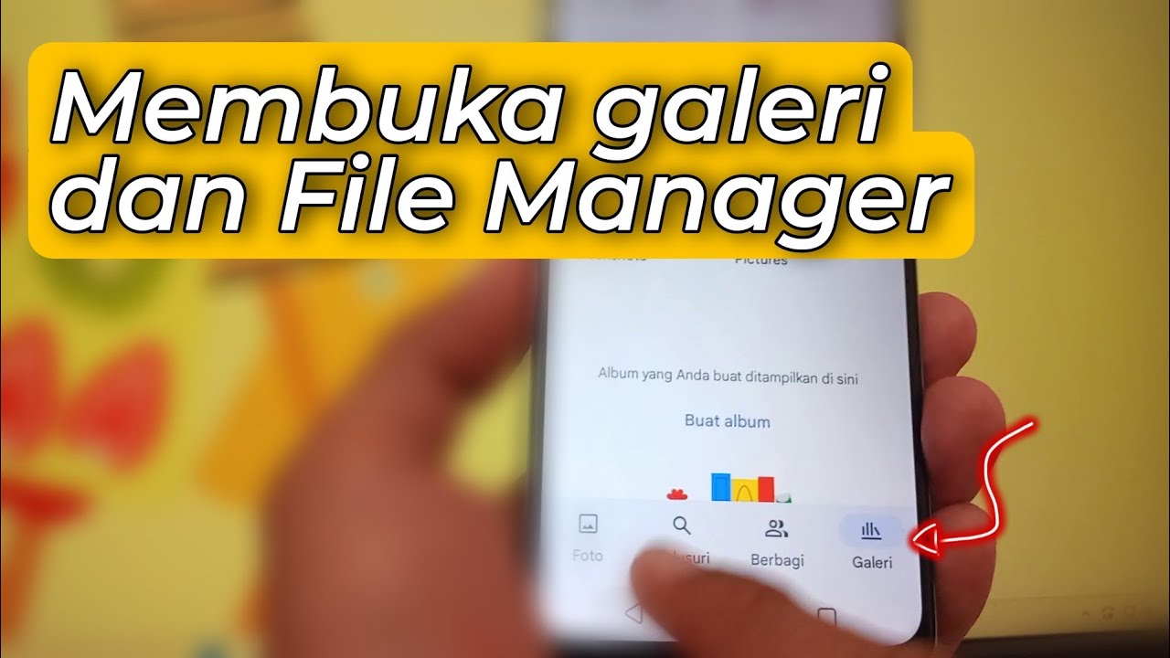 Cara Membuka Galeri & File Manager di HP realme C51 Realme UI T Edition ...