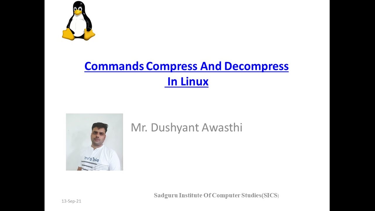 Commands Compress And Decompress In Linux YouTube Commands Compress And Decompress In Linux YouTube