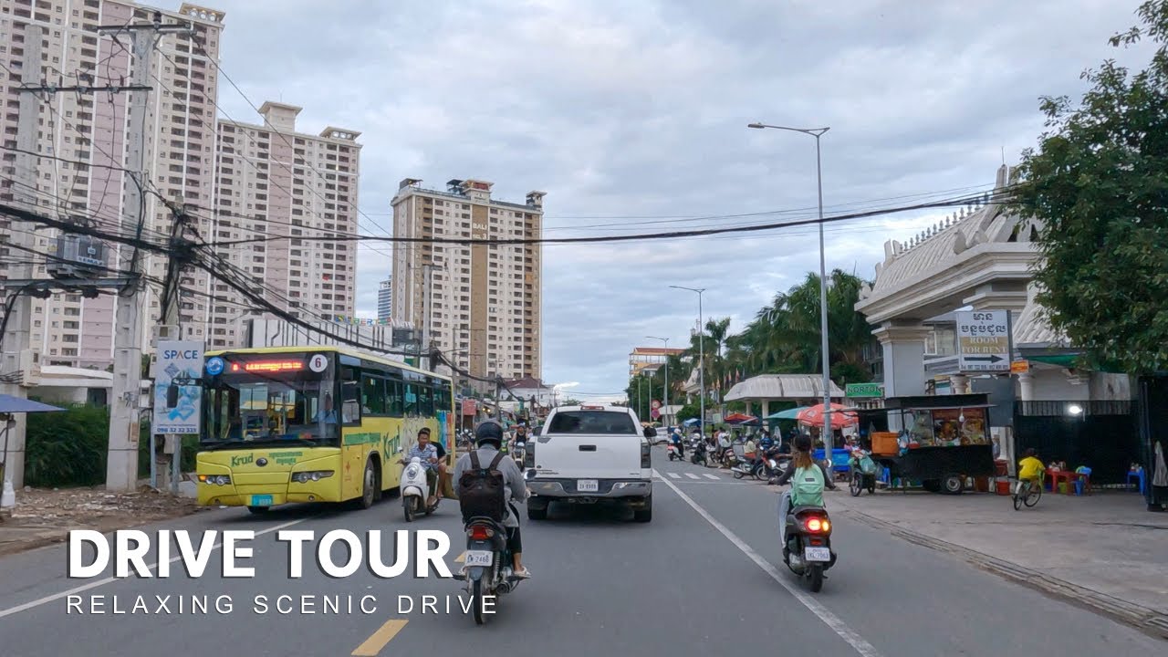 Rainy season Driving to the City | Relaxing Drive - YouTube