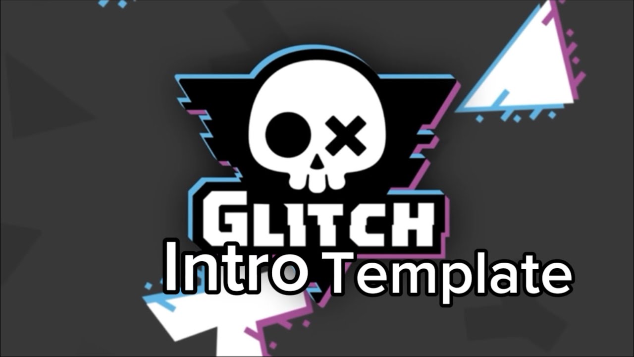 Glitch Productions intro template - YouTube