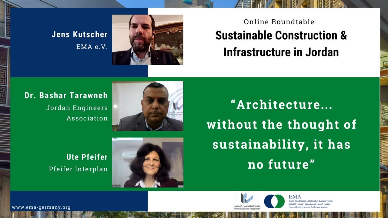 Online Roundtable | Sustainable Construction & Infrastructure in Jordan ...