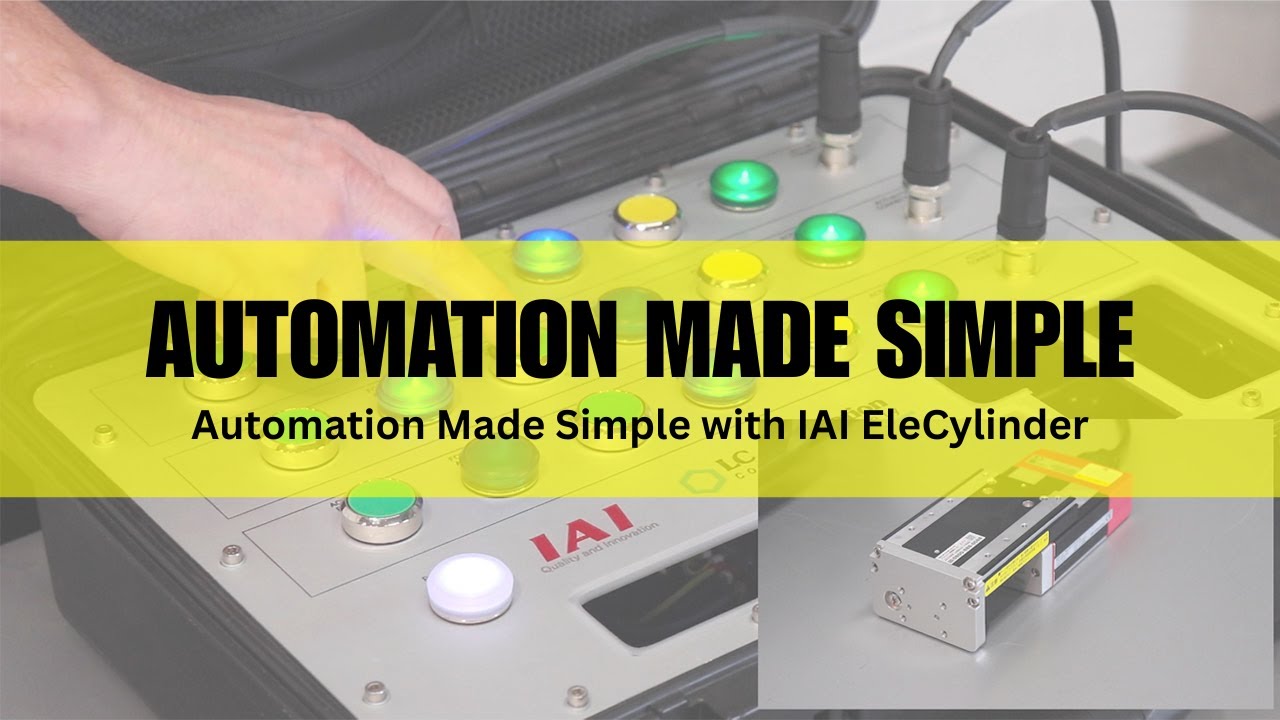 Automation Made Simple with IAI EleCylinder - YouTube
