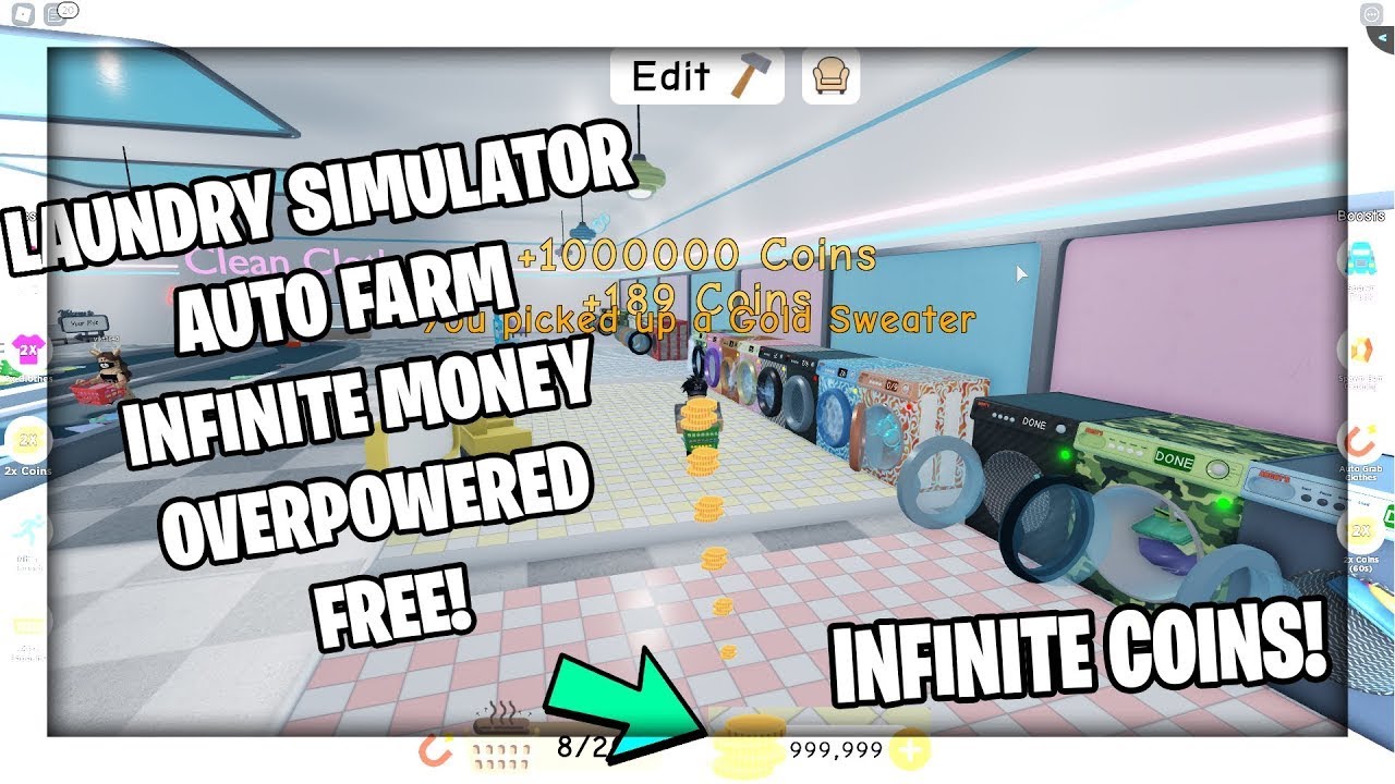Laundry Simulator OP Script - YouTube