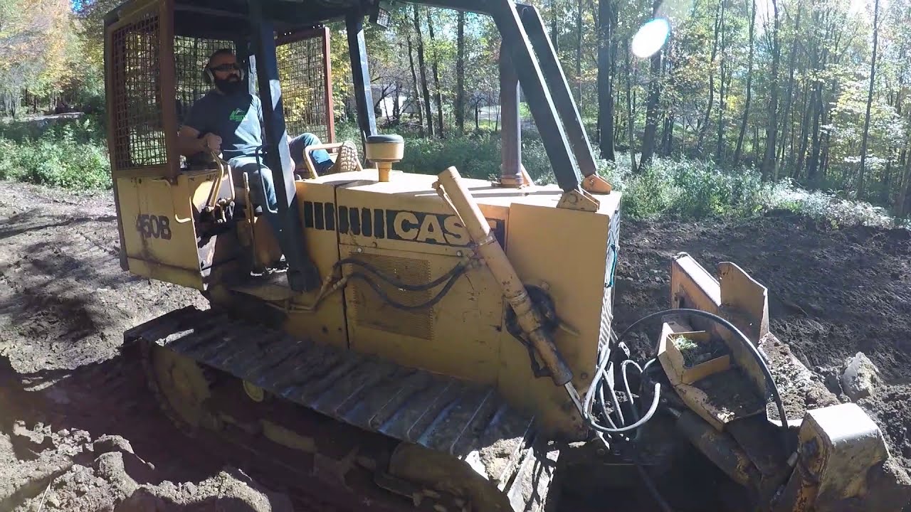 Dozer Grading the Driveway - YouTube