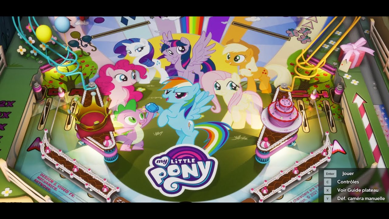 MY LITTLE PONY PINBALL AMAZING FUNNY SKILLS SCORE PINBALL (BACK TO 50s ...