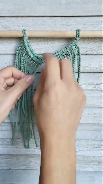 Macrame Drop Loop V Pattern #shorts #macrame #macrametutorial - YouTube