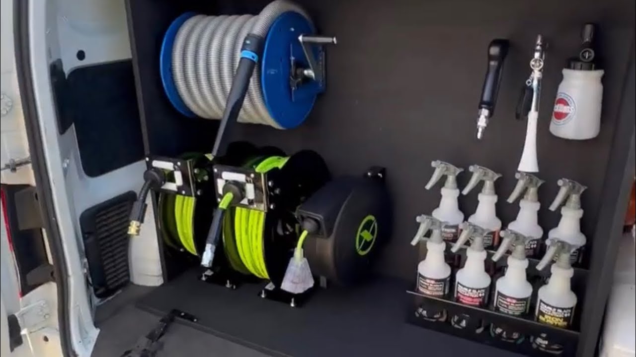 Mobile Detailing Unit | One of the first big setups I’ve built. - YouTube