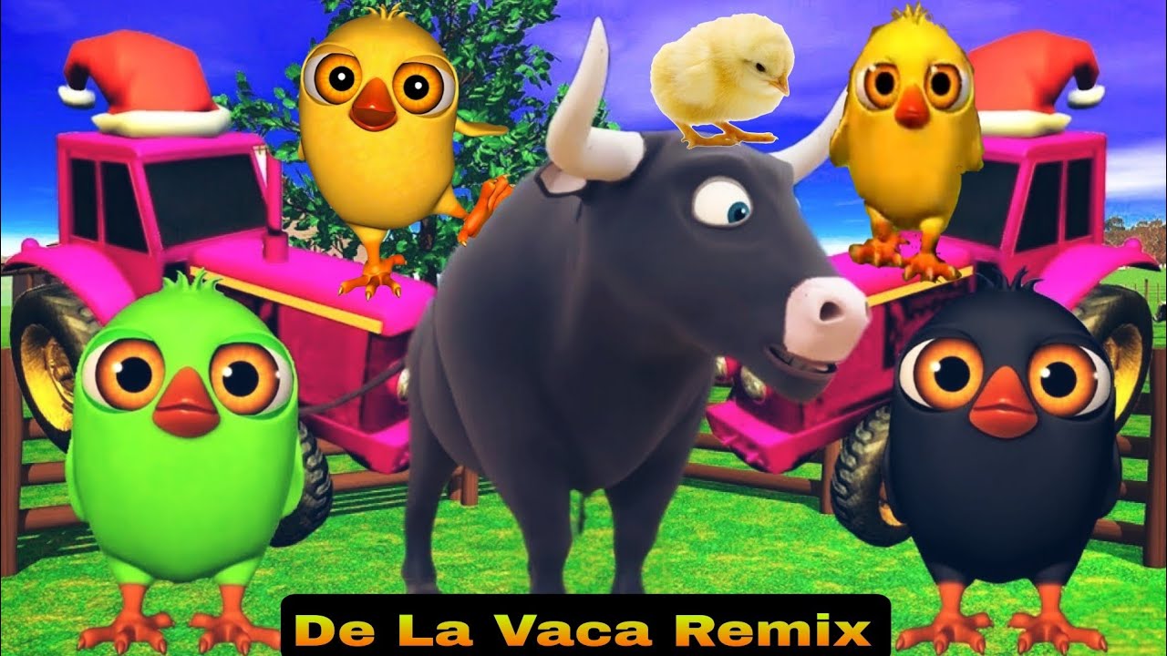 Cow And Tractor🌈 🛻🐄 Bartolito pio La vaca lola remix (Part-552) # ...