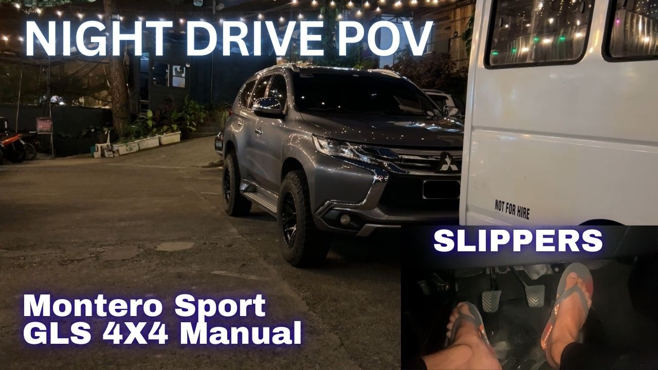 NIGHT DRIVE IN BAGUIO | MONTERO SPORT MANUAL WITH PEDAL CAM - YouTube