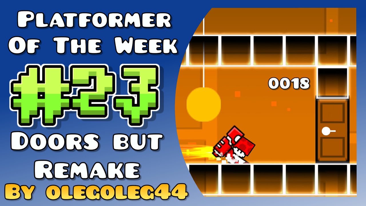 ROBLOX DOORS IN GEOMETRY DASH AGAIN! | Doors by remake By olegoleg44 ...