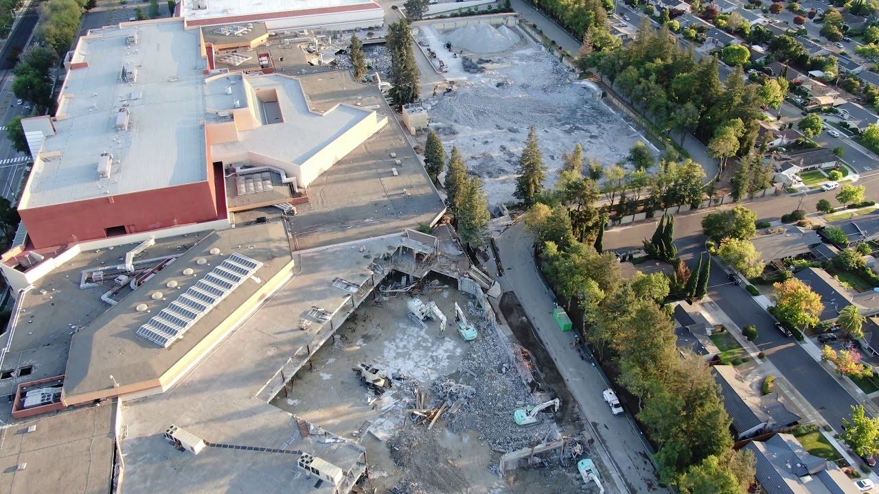 Vallco Redevelopment ( Demolition Phase ) - Sept 9, 2019 - YouTube
