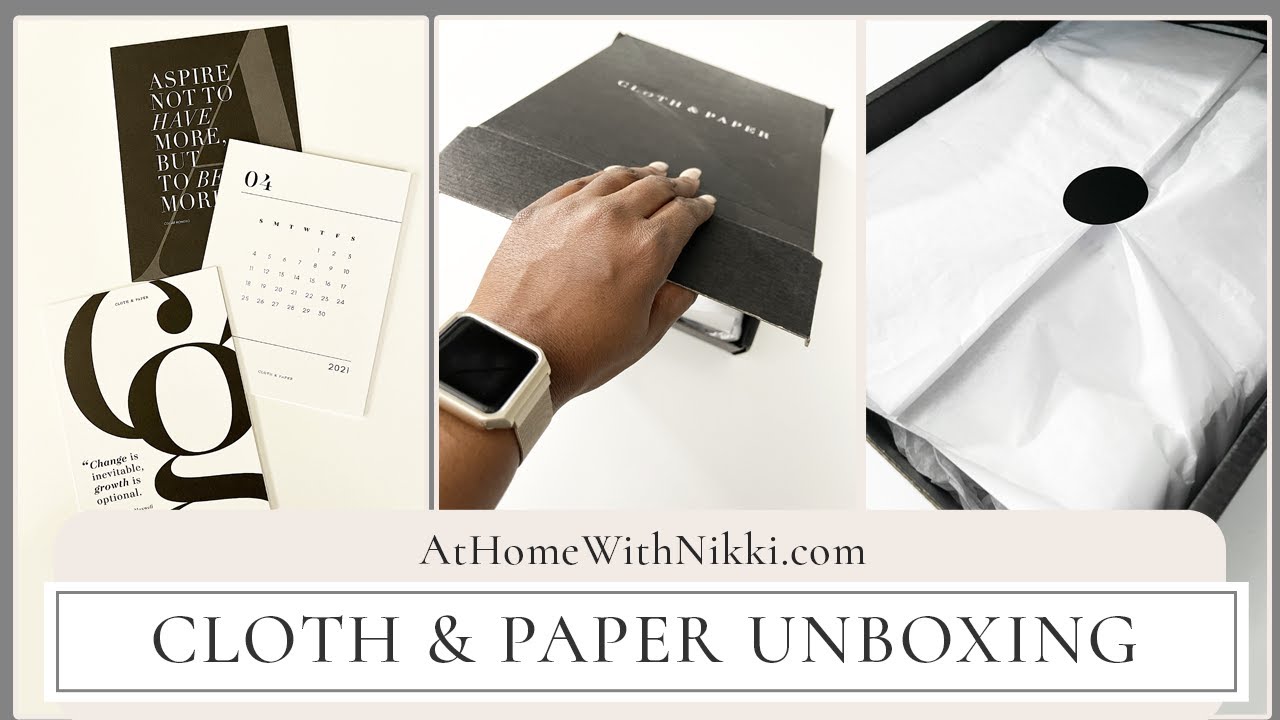 Stationery Haul | Cloth & Paper Unboxing - YouTube