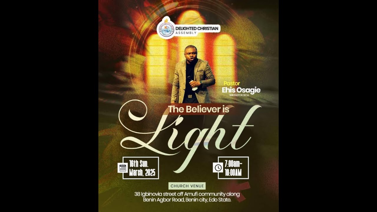 SUNDAY SERVICE WITH PASTOR EHIS OSAGIE - YouTube