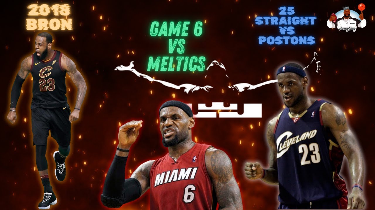 *REACTION* LEBRONS GREATEST MOMENT IS IT 25 STR8 2018 BRON OR GAME 6 TY ...