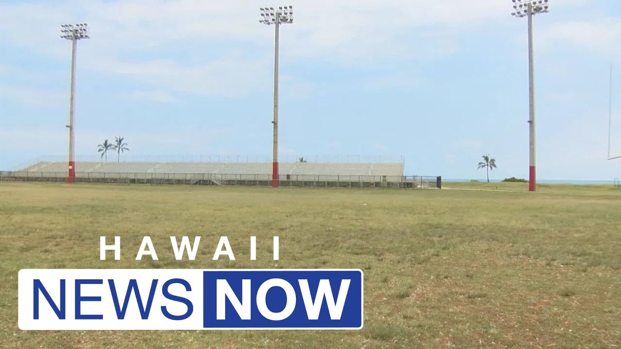 Waianae High unveils plans for overhaul to football field - YouTube