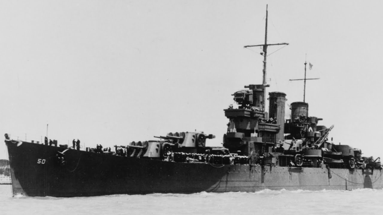 Death of the Machine Gun Cruiser-The Battle of Kula Gulf-Episode 210 ...