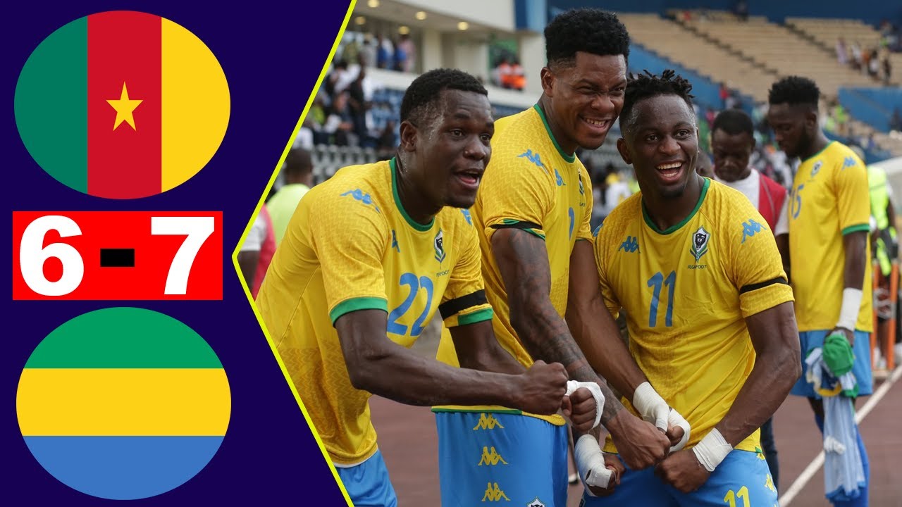 Cameroun1 - 0 Gabon 6 - 7 Résumé du match et tirs au but tour des ...