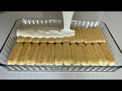 15 DAKİKADA HAZIR🔔BU PASTAYI İKİ ÖLÇÜ YAPIN❗️ÇÜNKÜ BİR YİYEN BİR DAHA İSTİYO😋