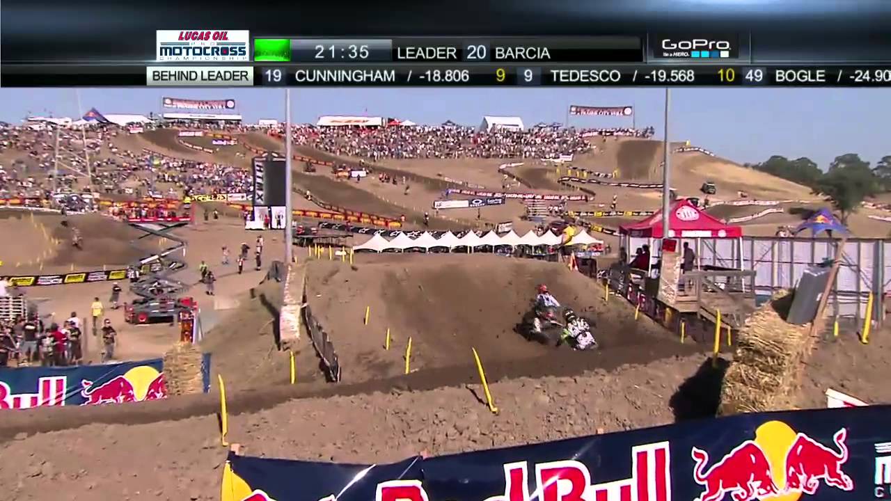 Hangtown 250 Moto 2: Blake Baggett Passes Justin Barcia for the Lead ...
